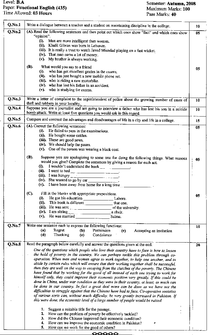 Allama Iqbal Open University Past Papers free download | AIOU CHEATS
