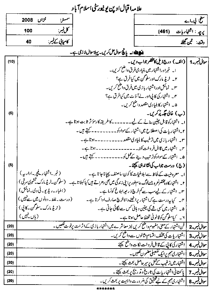 Allama Iqbal Open University Past Papers free download | AIOU CHEATS