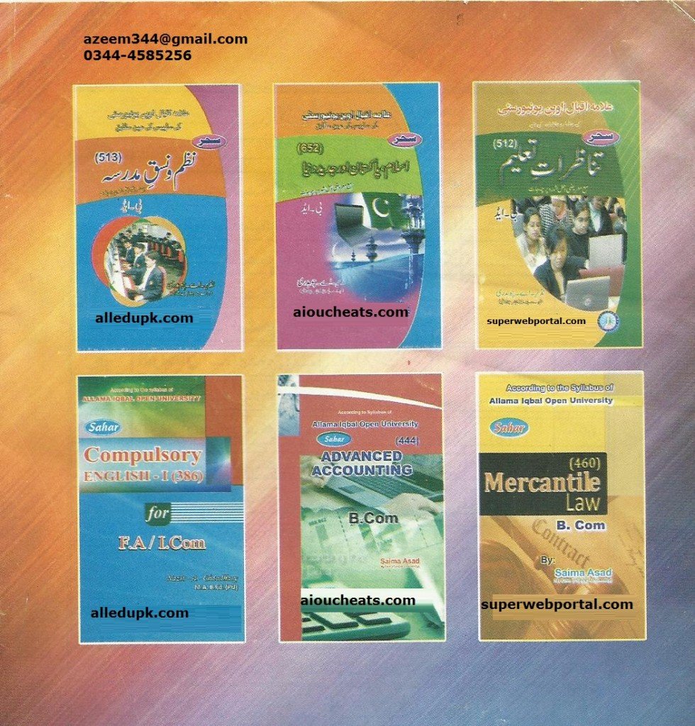 Mostly All keybook of Aiou Available