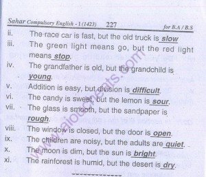 English Code 1423 BA – AIOU Free Solved Assignment No.1 Autumn 2013